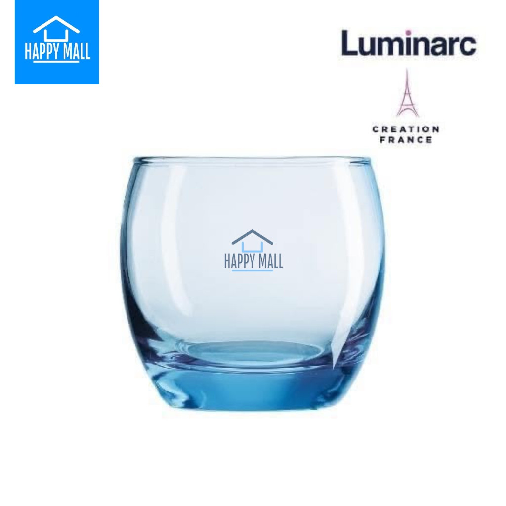 Luminarc Collin glass egg cup 320ml Blue Ice Happy Mall | Shopee ...