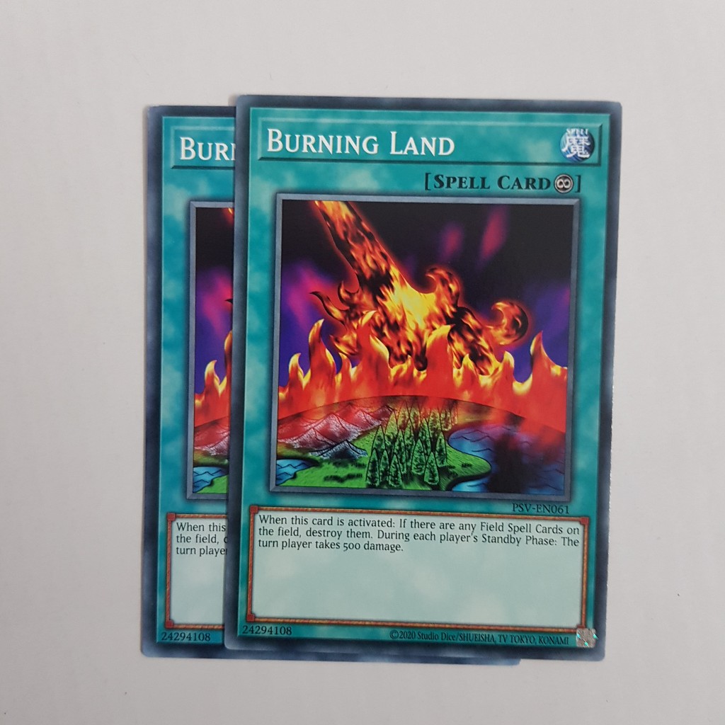 Burning Land card - PSV-EN061 - Common Unlimited (25th Reprint ...