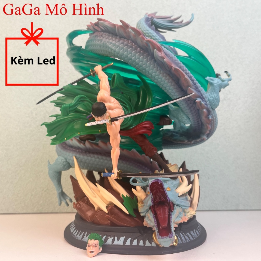 Zoro Dragon Model 2-Head Curling Dragon 2-Headed Replacement Extremely ...