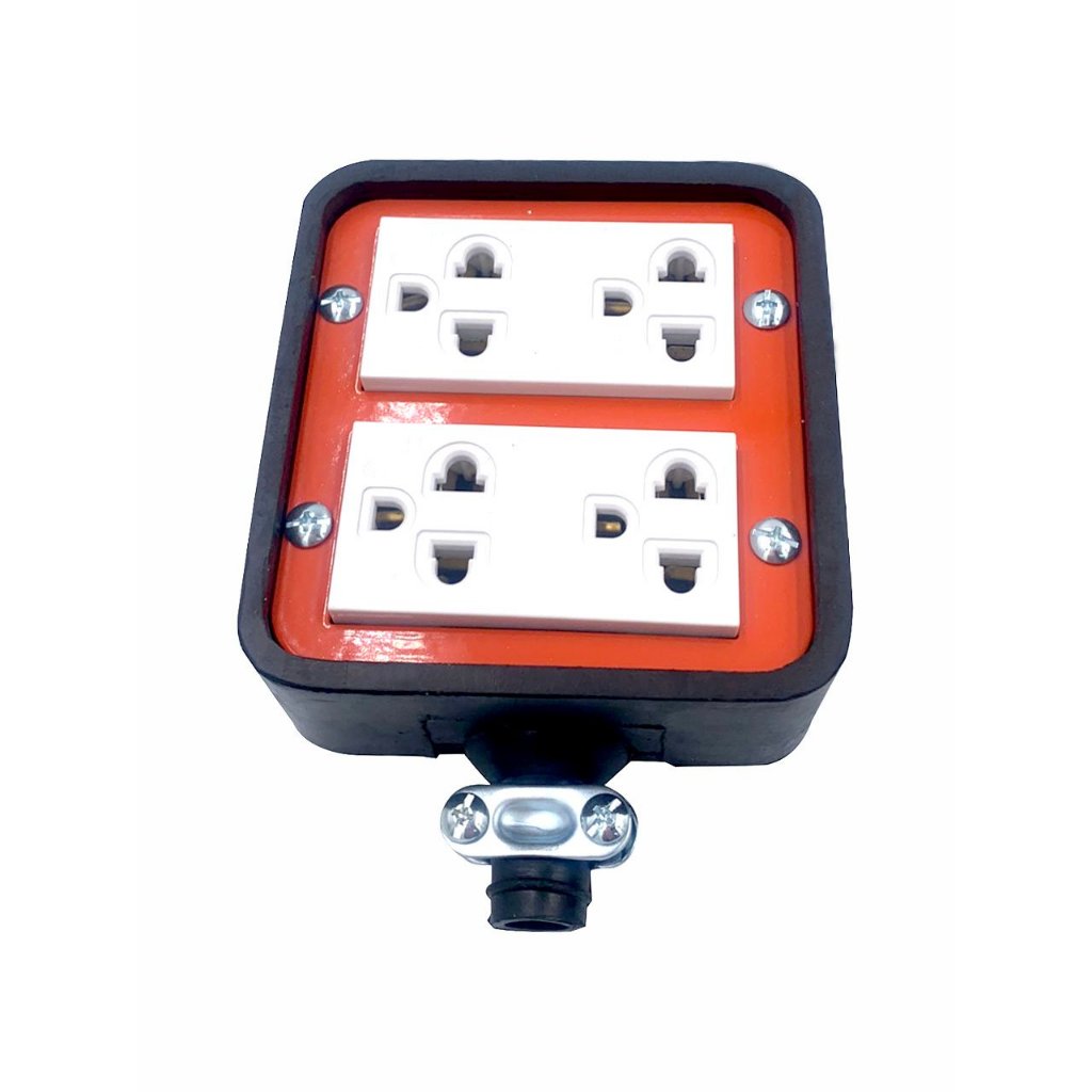 Genuine - HIGH POWER RUBBER POWER SOCKET TR 4 SOCKETS, SELF-WIRE ...