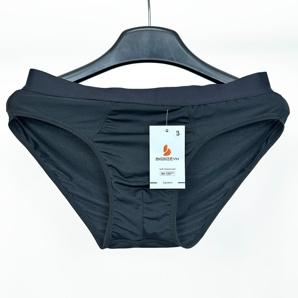 Big Size Men's Triangle Underwear from 85kg - 130KG cold elastic fabric ...
