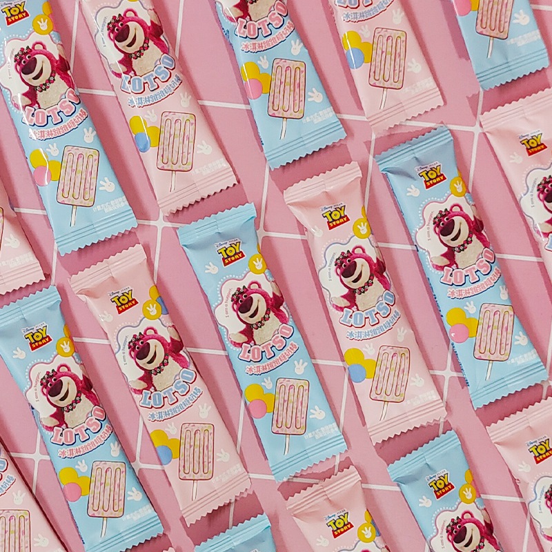 Combo of 10 Milk Lollipops Combined with Lotso Strawberry Bear ...