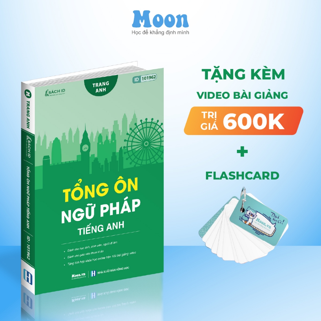 Comprehensive English grammar review book by Ms. Trang Anh gives away ...