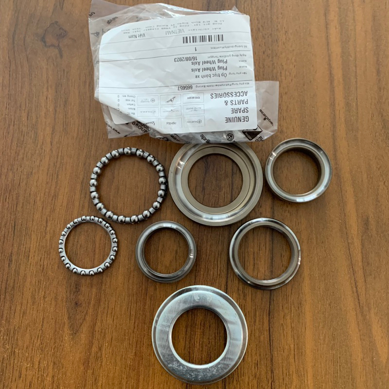 Piaggio-vespa Upper Seal Ball Set + Lower Seal Ball Set (Price is for both top and bottom sets ...