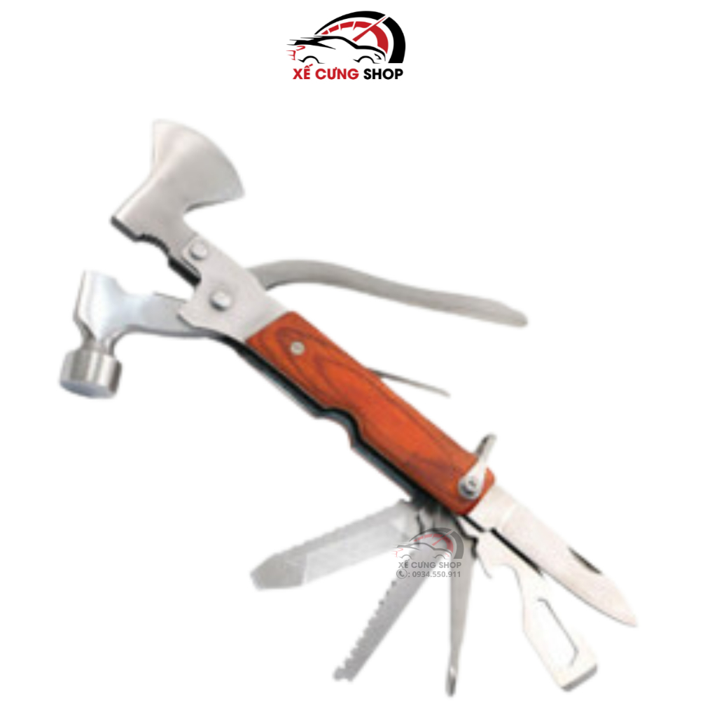 Compact and convenient 7-in-1 multi-function emergency rescue hammer ...