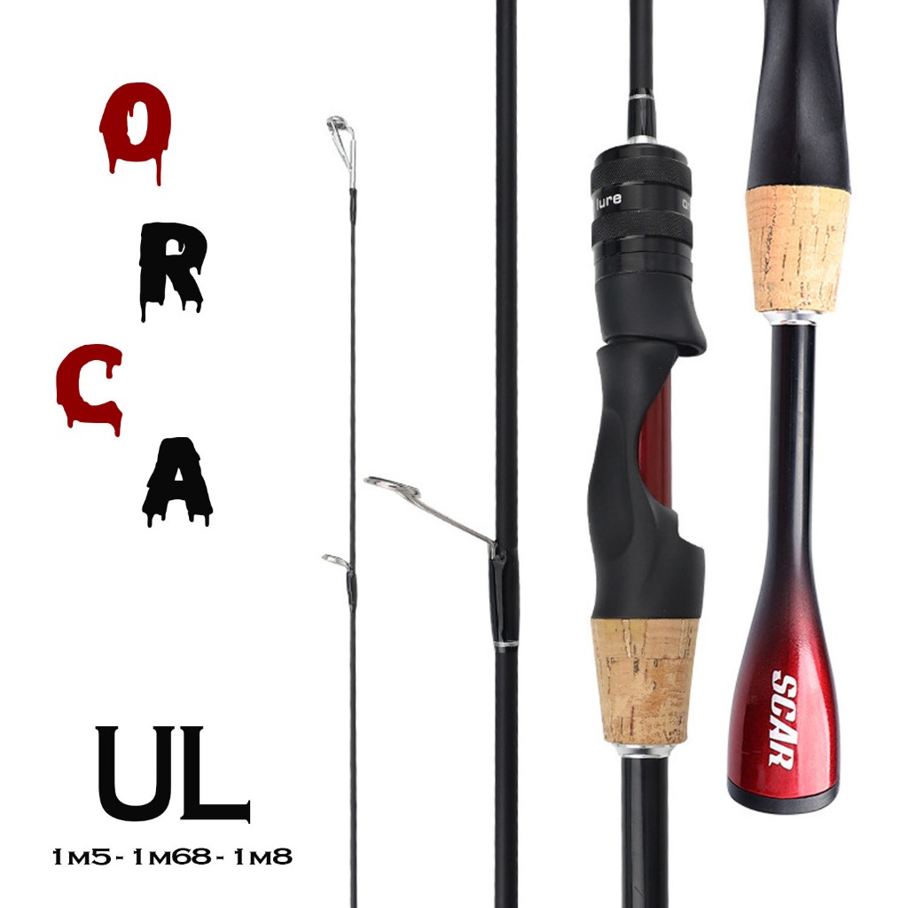 Ul Orca lure fishing rod with super flexible solid tip Phukiencaulure25 ...