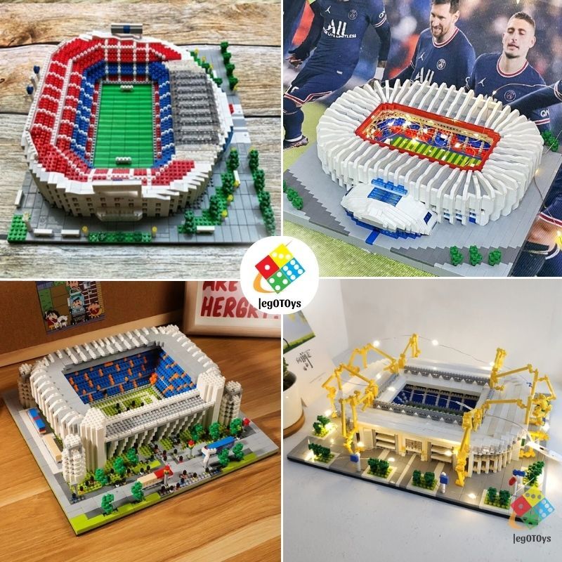 Lego Stadium - Football Collection - 3D Models of World Famous Stadium ...