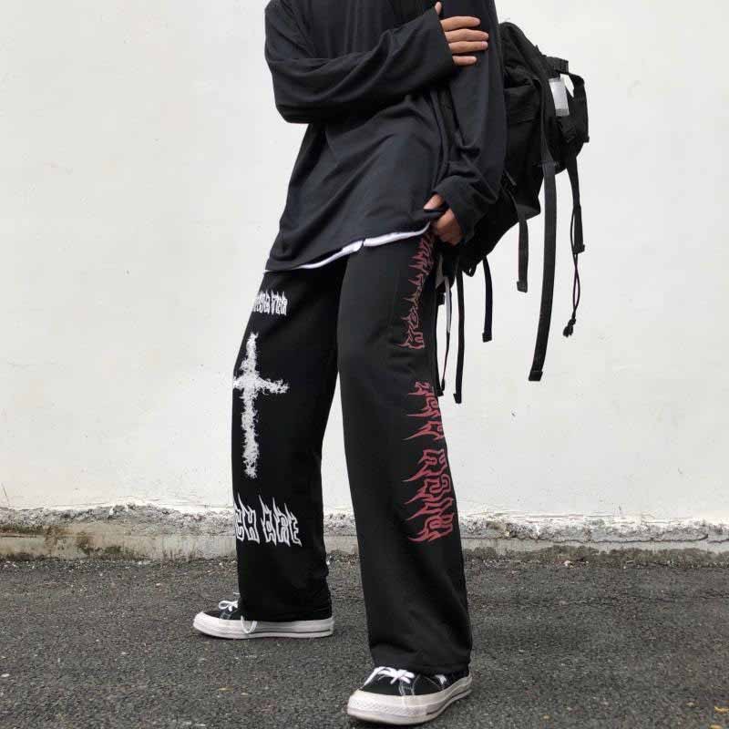 Excellent Men's Sports Pants with CROSS print | Shopee Philippines