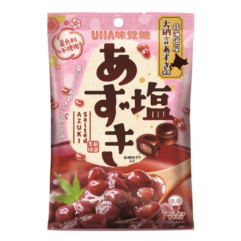 Uha Mikakuto Azuki Salted Red Bean Candy 109g | Shopee Philippines