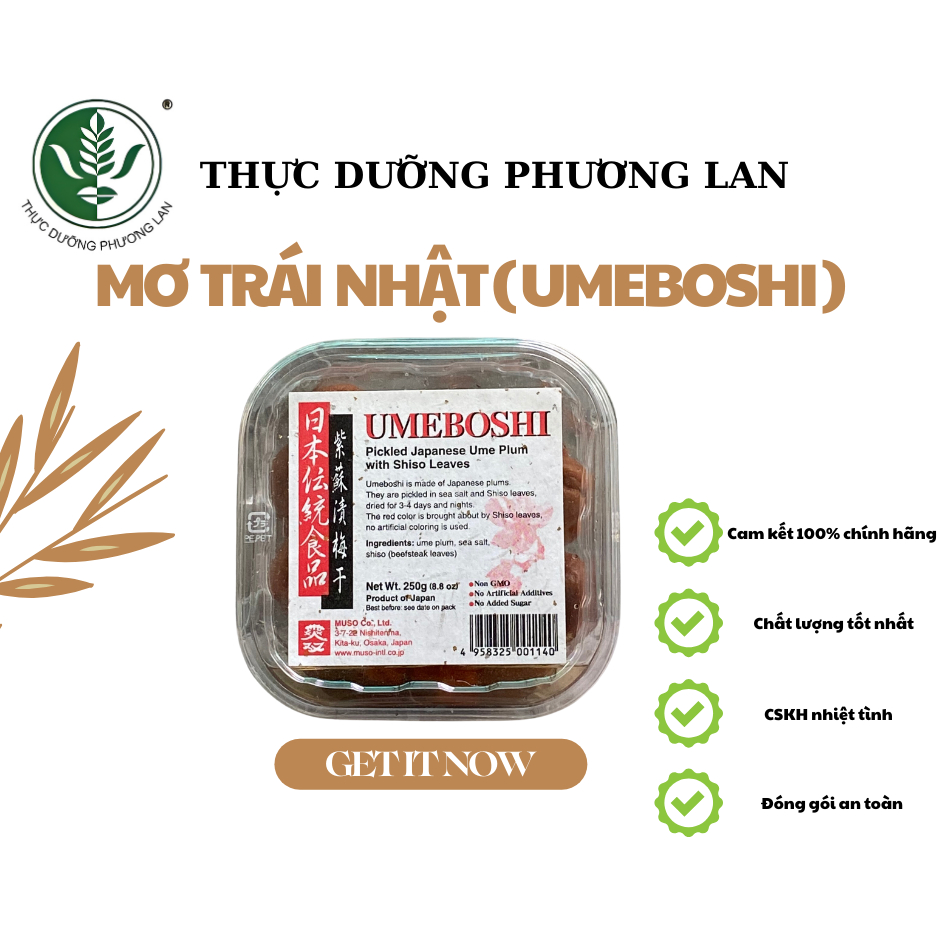Umeboshi Japanese Salt Apricot - Box Of 250g | Shopee Philippines