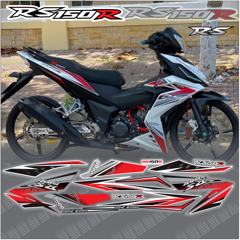 Winner v1 car sticker, rs150 sticker model, ornamental white shirt car ...