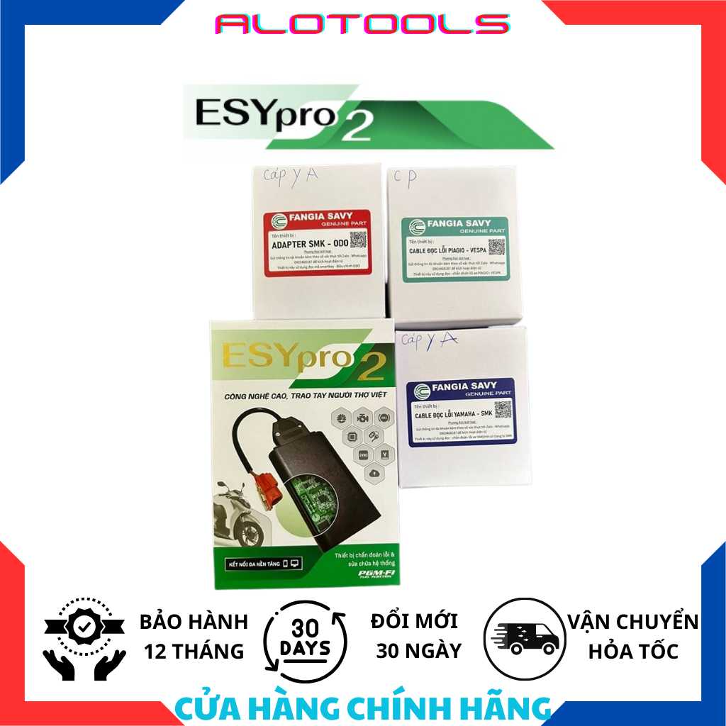 Yamaha,piagio Error Reading Cable for ESYPRO 2 Read Error Code ECM ...