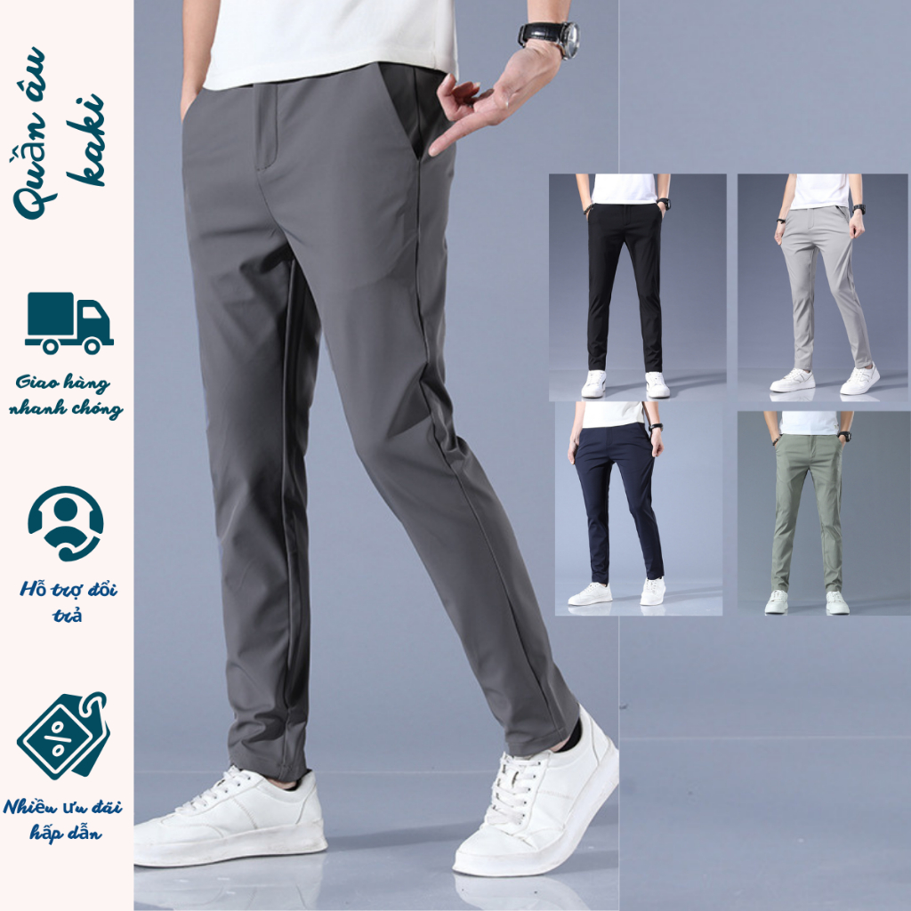 Men's Khaki Pants 4 panties High Quality FABUMAN Slimfit Shape, Men's ...