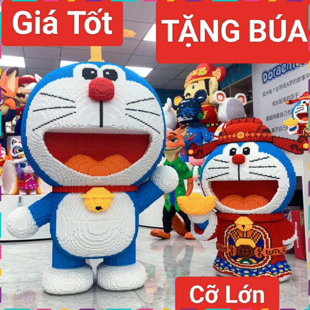Assembling large doraemon 65cm, doraemon assembly model 68-65-38cm cute ...