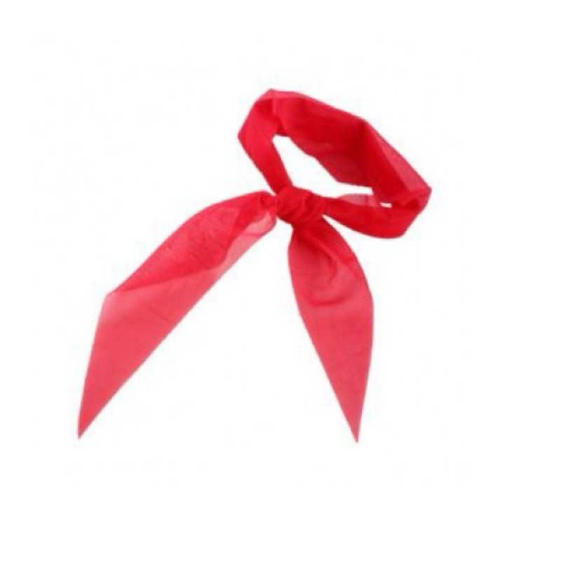 Red scarf for students with edges, 1 piece | Shopee Philippines