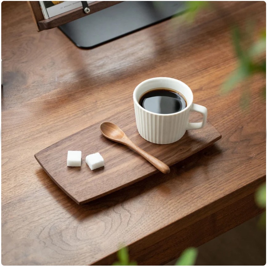 Modern style Japanese tea tray with walnut wood | Shopee Philippines