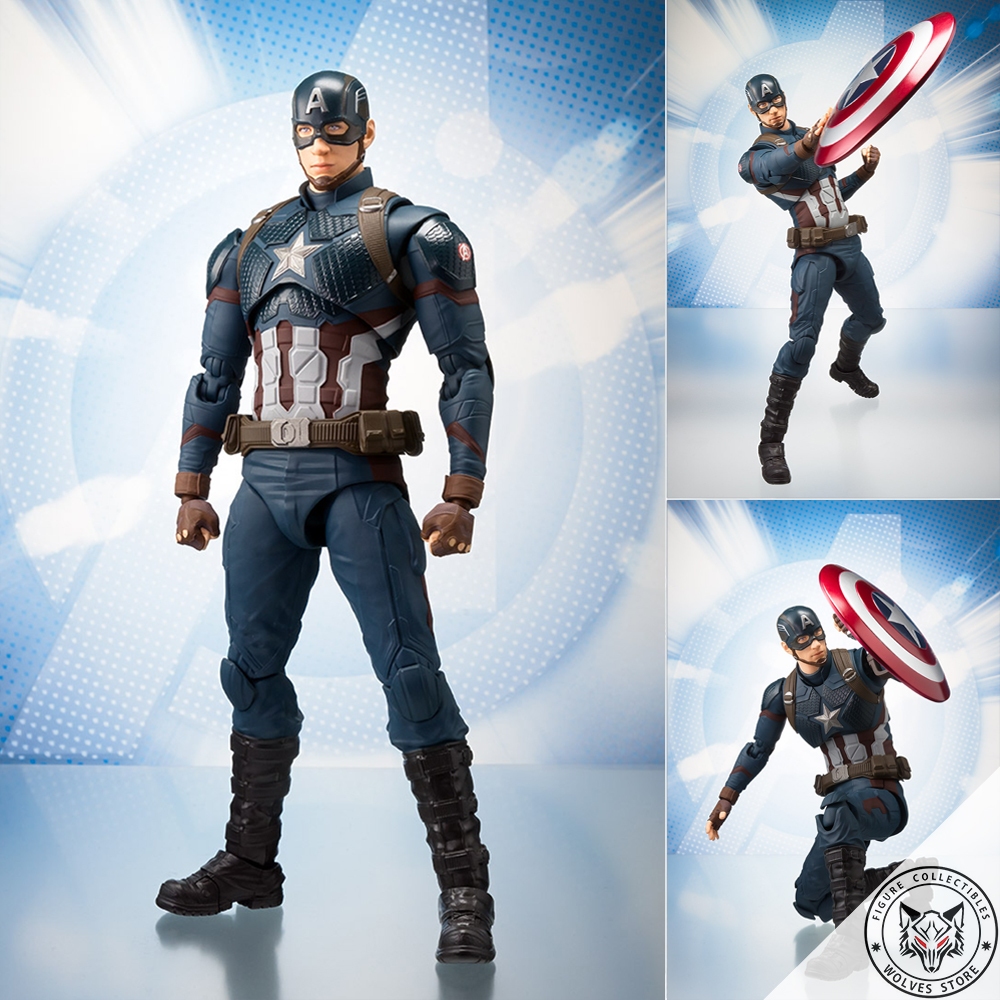 Shf Marvel Model: SHF Captain American (Endgame) | Shopee Philippines