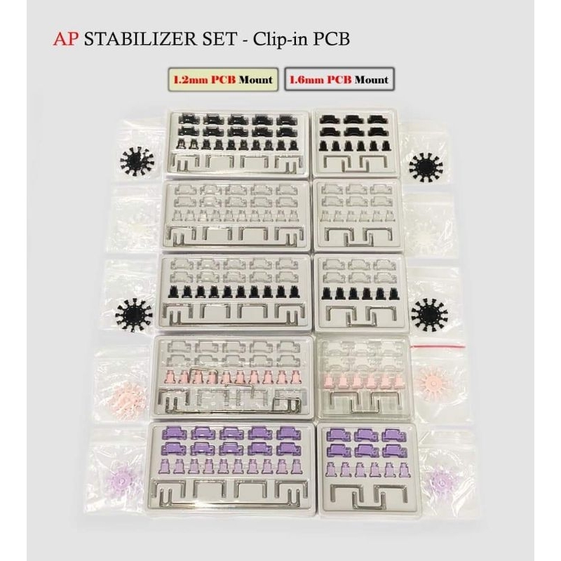 Tx AP Stabilizer set - clip in PCB mount | Shopee Philippines