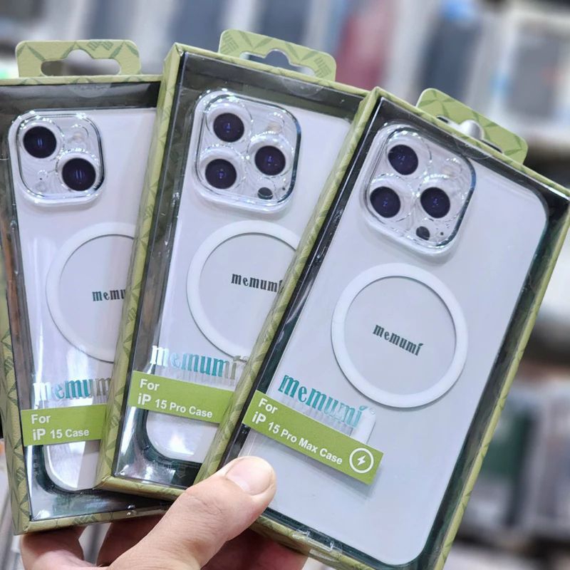 Transparent memumi case for iphone 15 pro max,15 pro,15 plus,15,14 pro ...