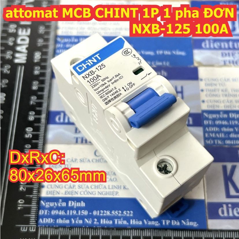 Cb attomat MCB Cutting Circuit Breaker From CHINT 1P 2P 3P 1 Phase 2 ...