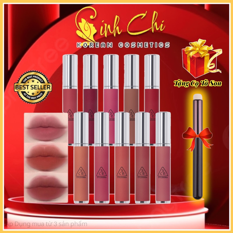 3ce Hazy Lip Clay Matte Lipstick - 3CE Velvet Lip Tint Toilet Paper ...