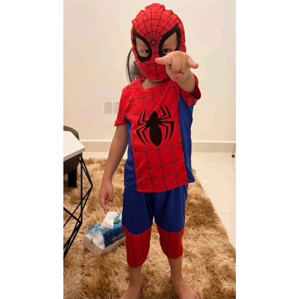 Spiderman boy set for 1-2 year olds, maximum 12kg Superman clothes in ...