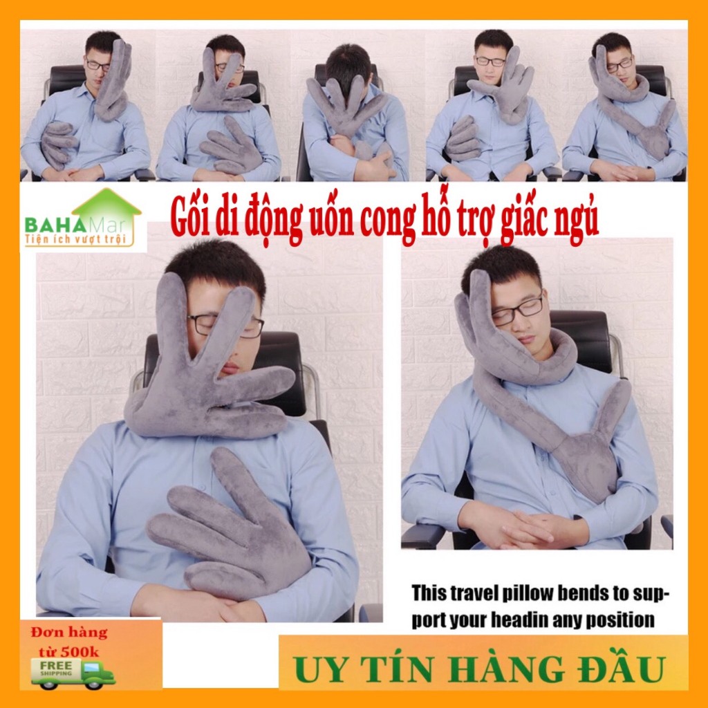 Bahamar CURVED MOBILE PILLOW SUPPORTS SLEEP IN ALL POSITIONS, suitable ...