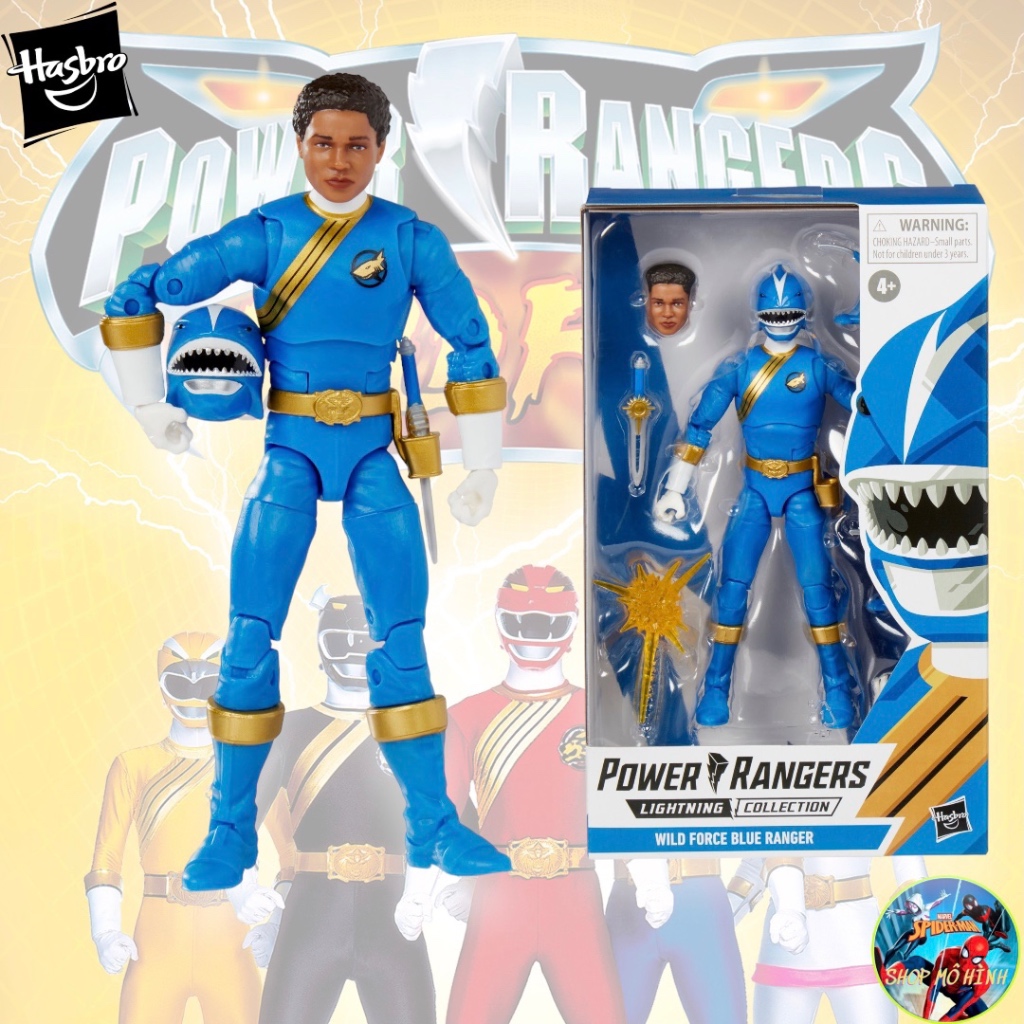 Power Ranger Lightning Collection Wild Force Blue Ranger Hasbro ...