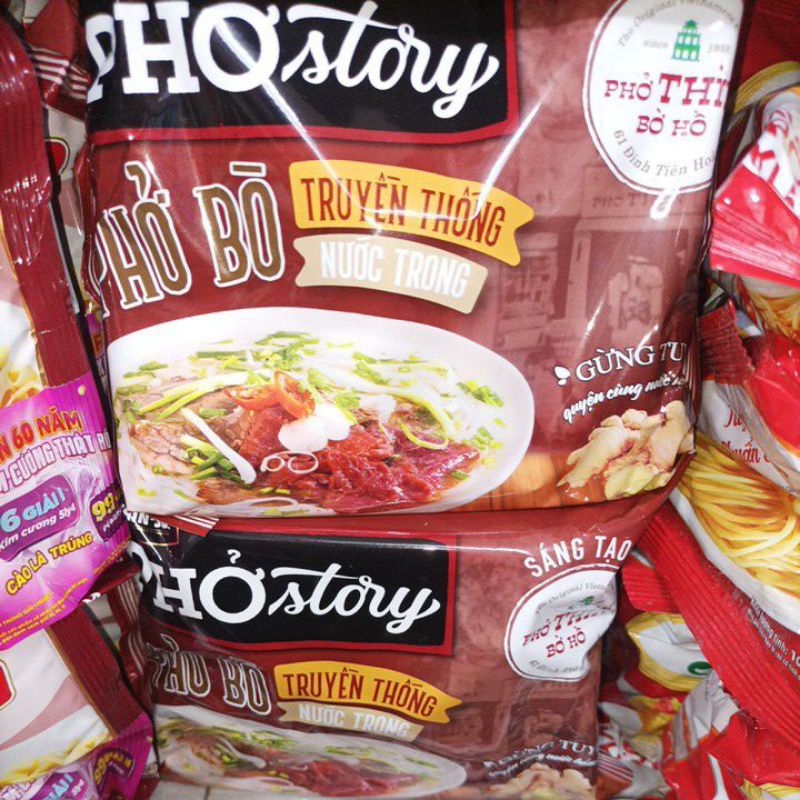 5 Packs Of StOry Beef Pho Traditional Clear Lake Shore (72g Pack ...