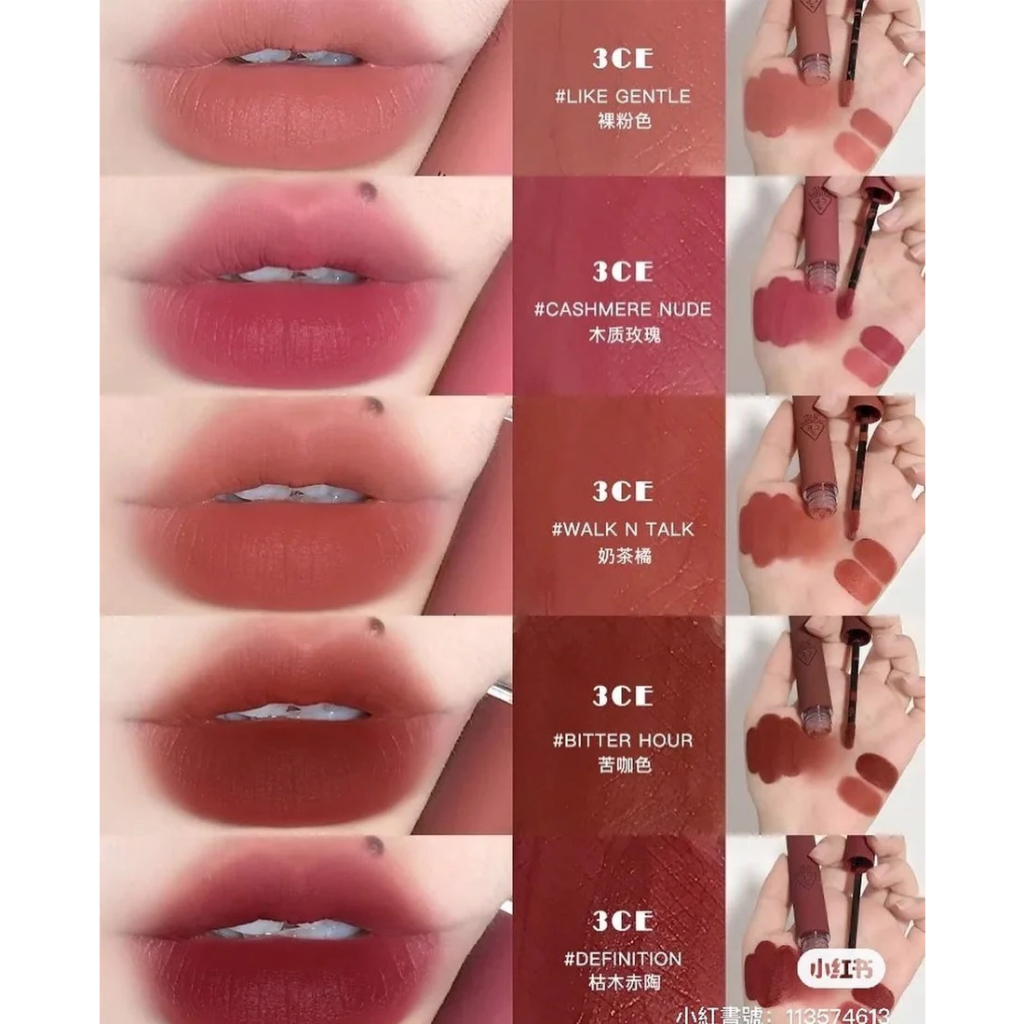 3ce Velvet Lip Tint 4g New 2022 | Shopee Philippines