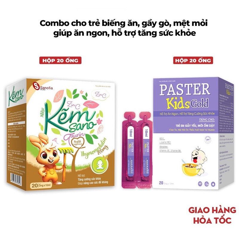 Combo for children with anorexia and fatigue Paster Kid Gold and SANO ...