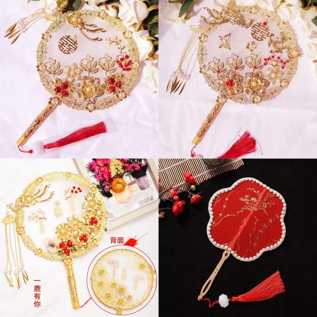 Ancient fans for cheongsam brides, wedding fans, hand fans for brides ...