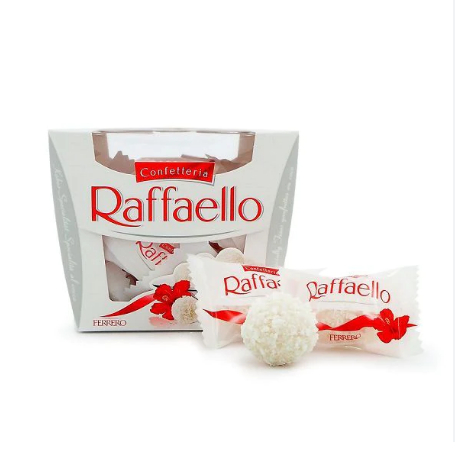 Raffaello Chocolate coated coconut candy, box of 150g, 230g | Shopee ...