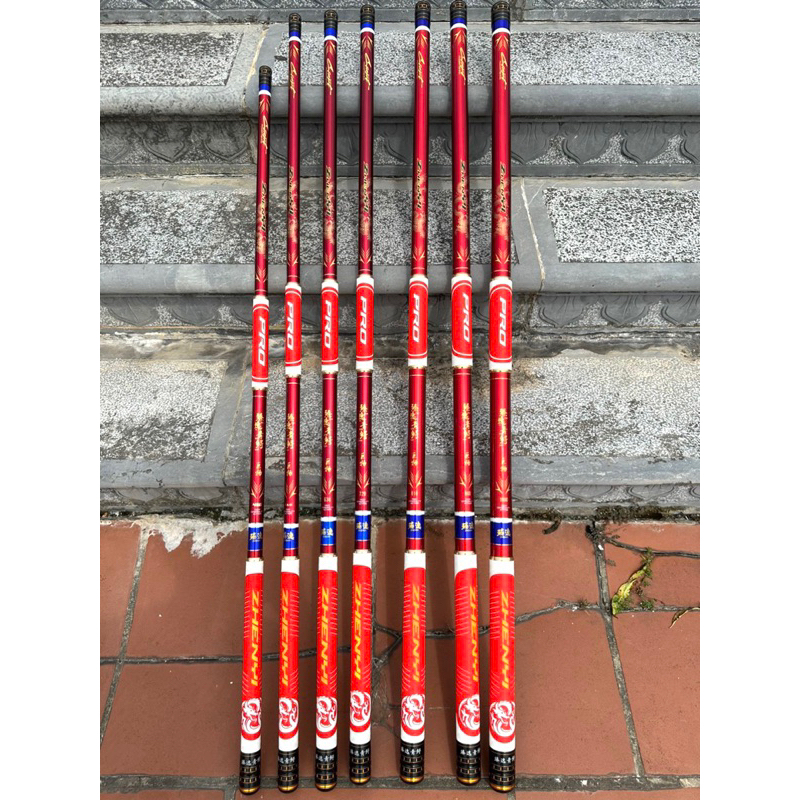Fishing Rod 12 Hours long Row Type 1 Rod 10m long Lift Static 6kg Fish ...