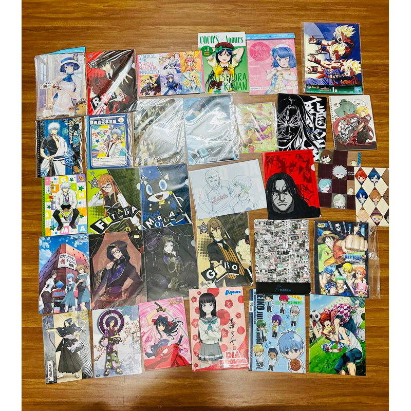 Clear files and anime notebooks | Shopee Philippines