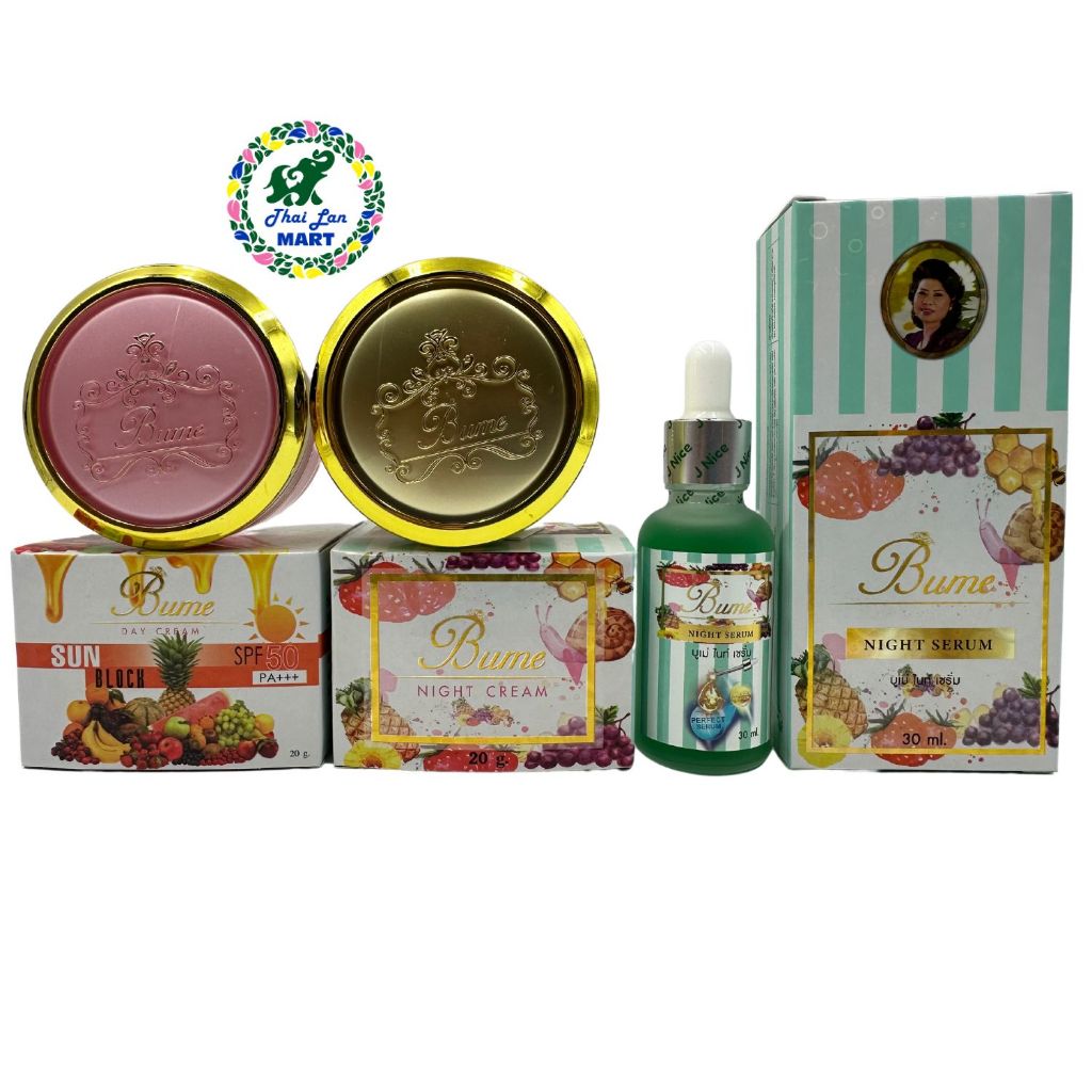 Bume serum cream reduces Slingshotm freckles day and night, genuine ...