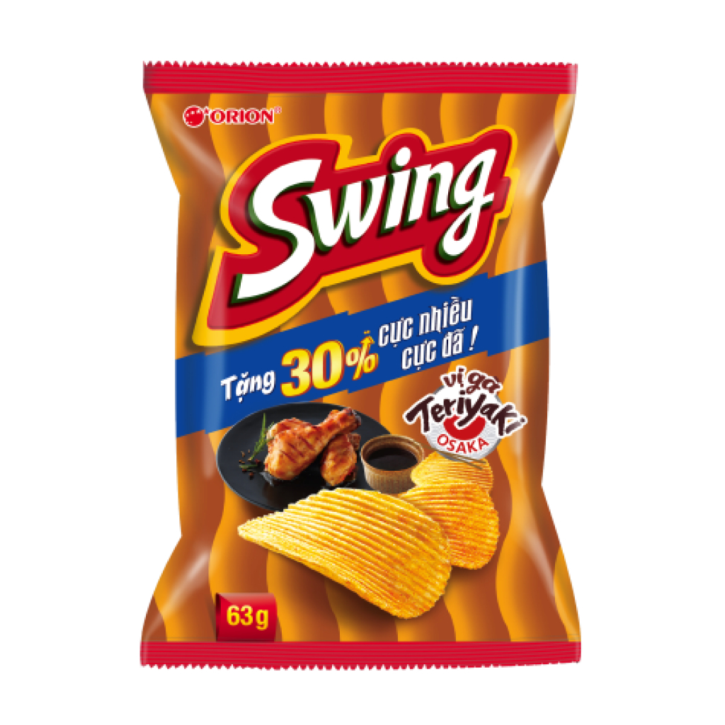 Teriyaki Osaka Chicken Flavored Swing Potato Snack (63g Pack) | Shopee ...