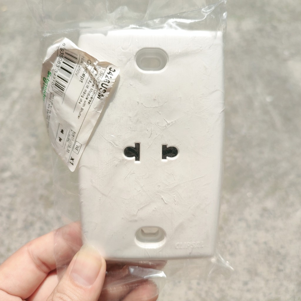 2-pin Single Socket Clipan Schneider 3426USM | Shopee Philippines