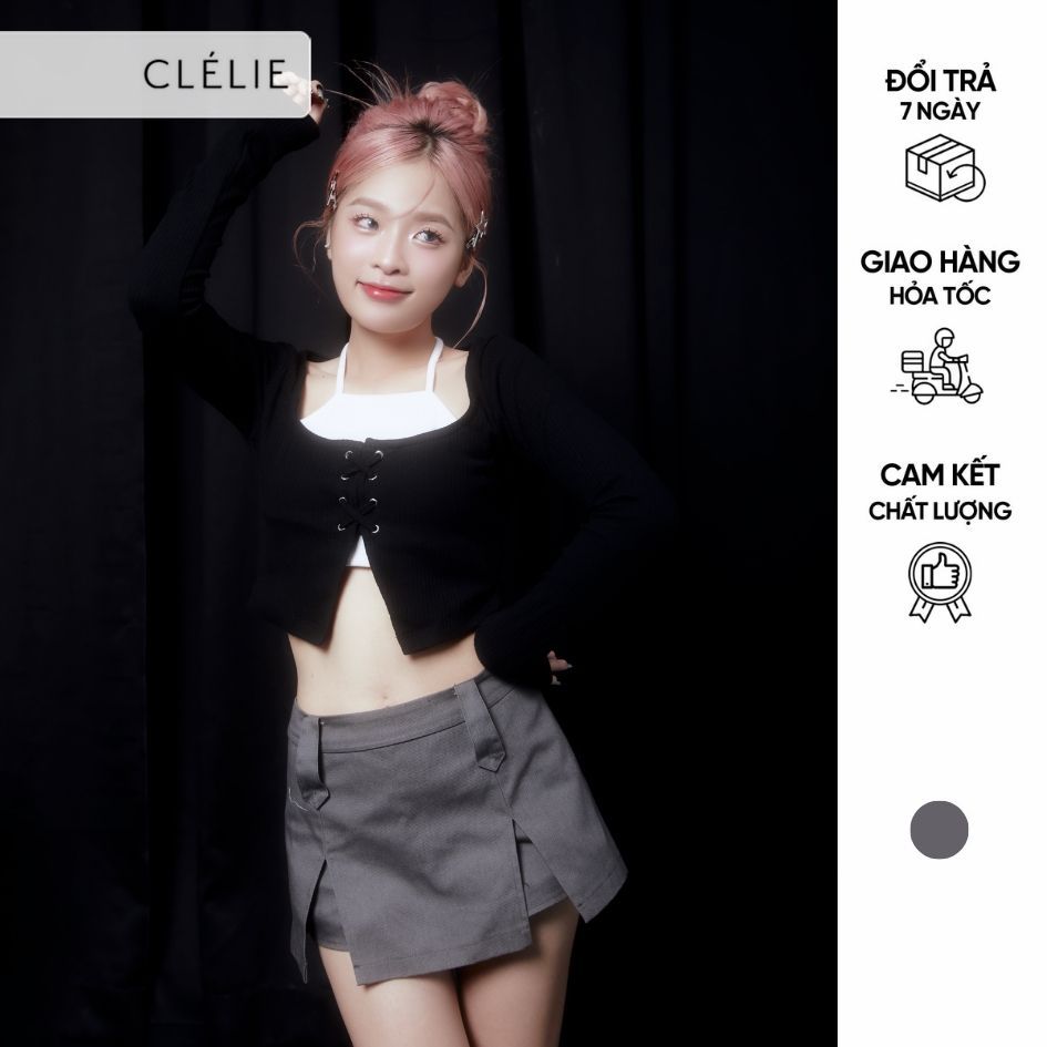 Short skirt with slit | Fengi SKIRT - CLÉLIE | Shopee Philippines