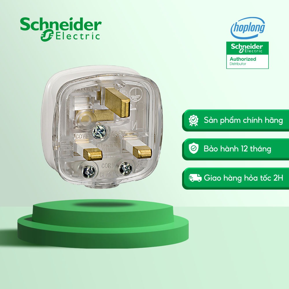 EP13_G19 Schneider plug - 13A - 250V- 3 pin - English style | Shopee ...