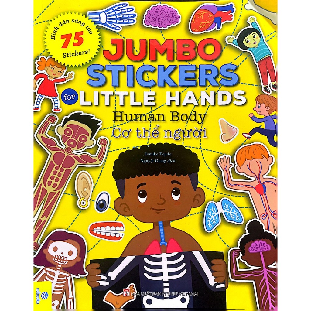 Book - Jumbo Stickers For Little Hands - Human Body - Human Body ...
