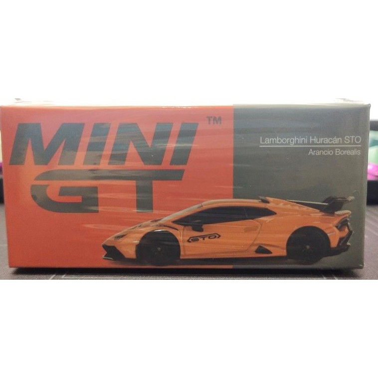 Genuine Lamborghini Huracan STO Arancio Borealis 511 car model MiniGT ...