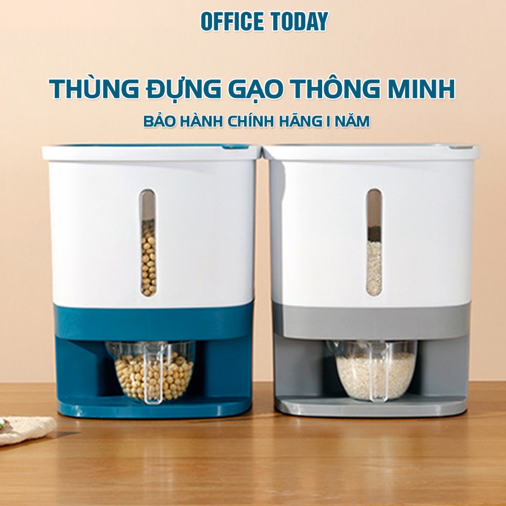 10kg Smart Rice Container, Automatic Rice and Cereal Container Made of ...