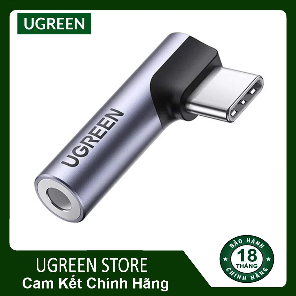 Ugreen 20194 USB Type-C to AUDIO 3.5mm adapter (90 degree angle - DAC ...