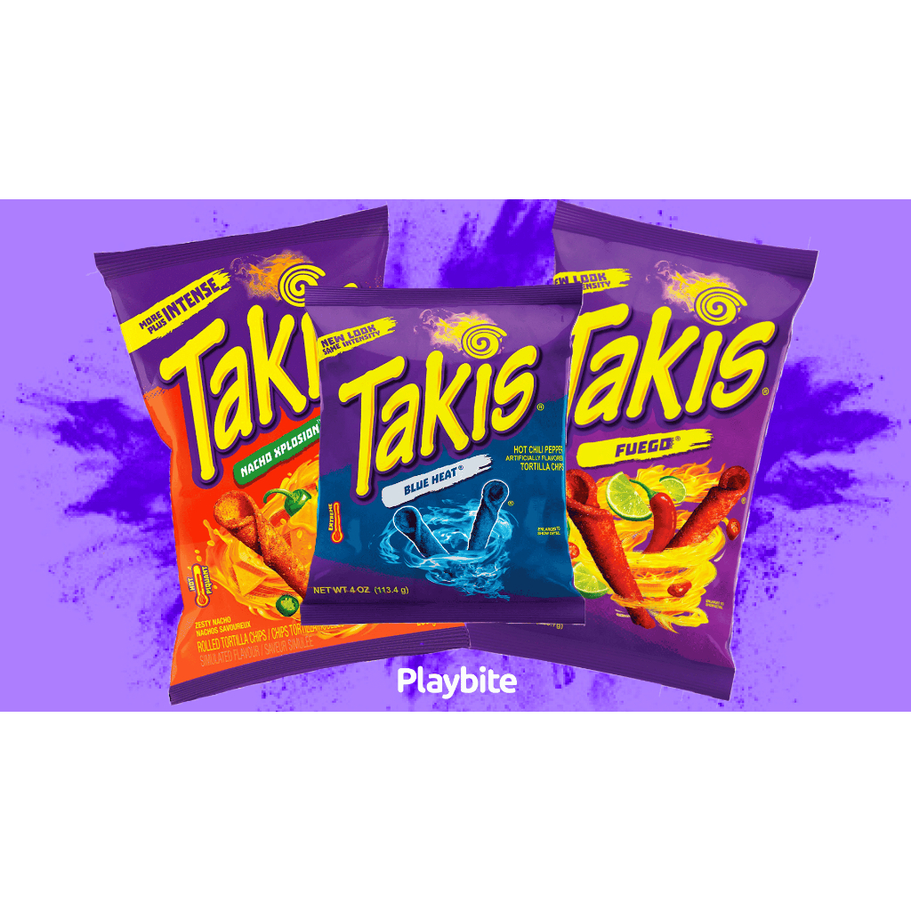[Size 35g] Famous Takis snack chips from the US, spicy Fuego, Nitro ...