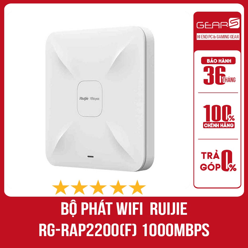 Wifi Router Ceiling Or Wall Mounted Ruijie RG-RAP2200 (F) 1000Mbps ...