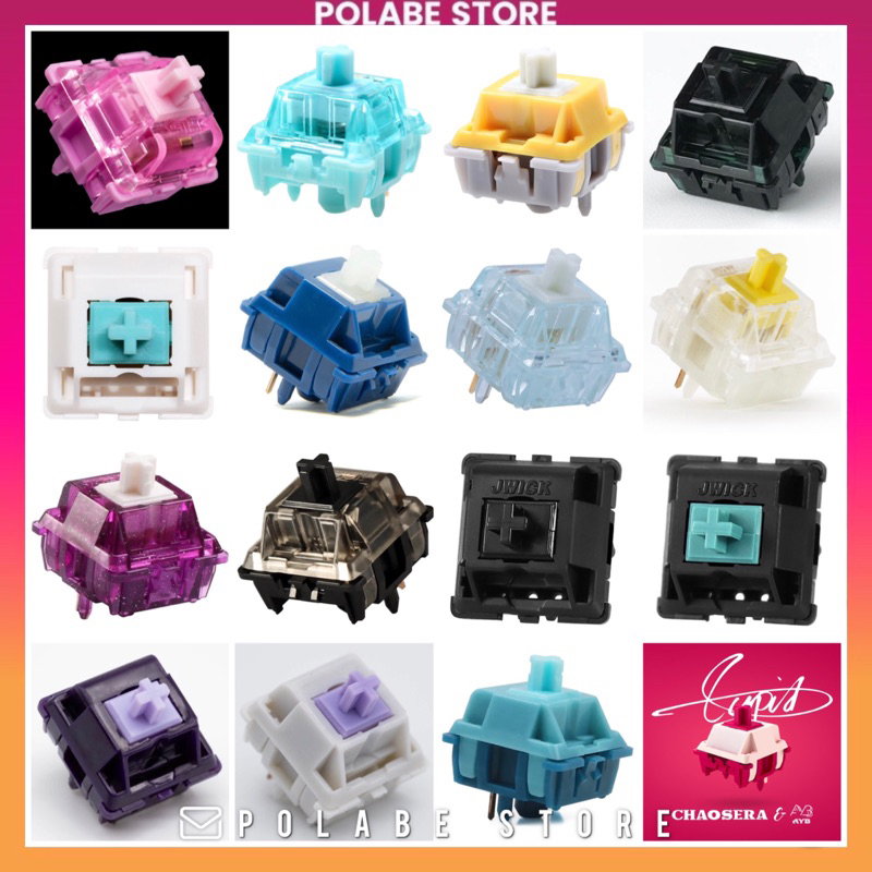 Jwick Ultimate Black Full Nylon Tactile Switch JWK SOTC v2 Mechanical ...