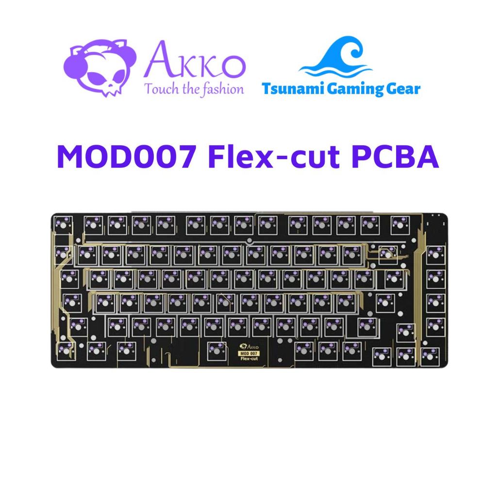 Akko MOD007 Flex-cut PCBA keyboard circuit - Genuine product | Shopee ...