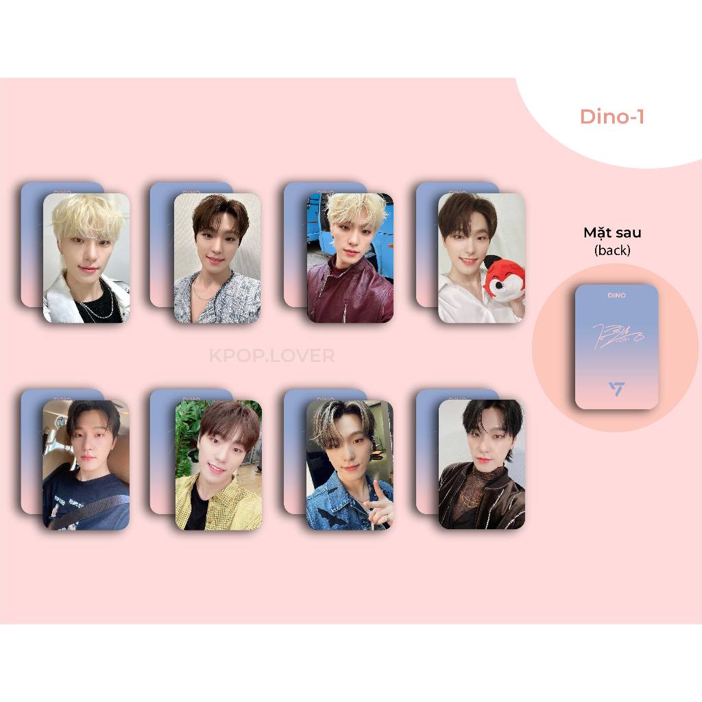 Set Of 8 Seventeen Member Corner Cards - Selca style | Shopee Philippines