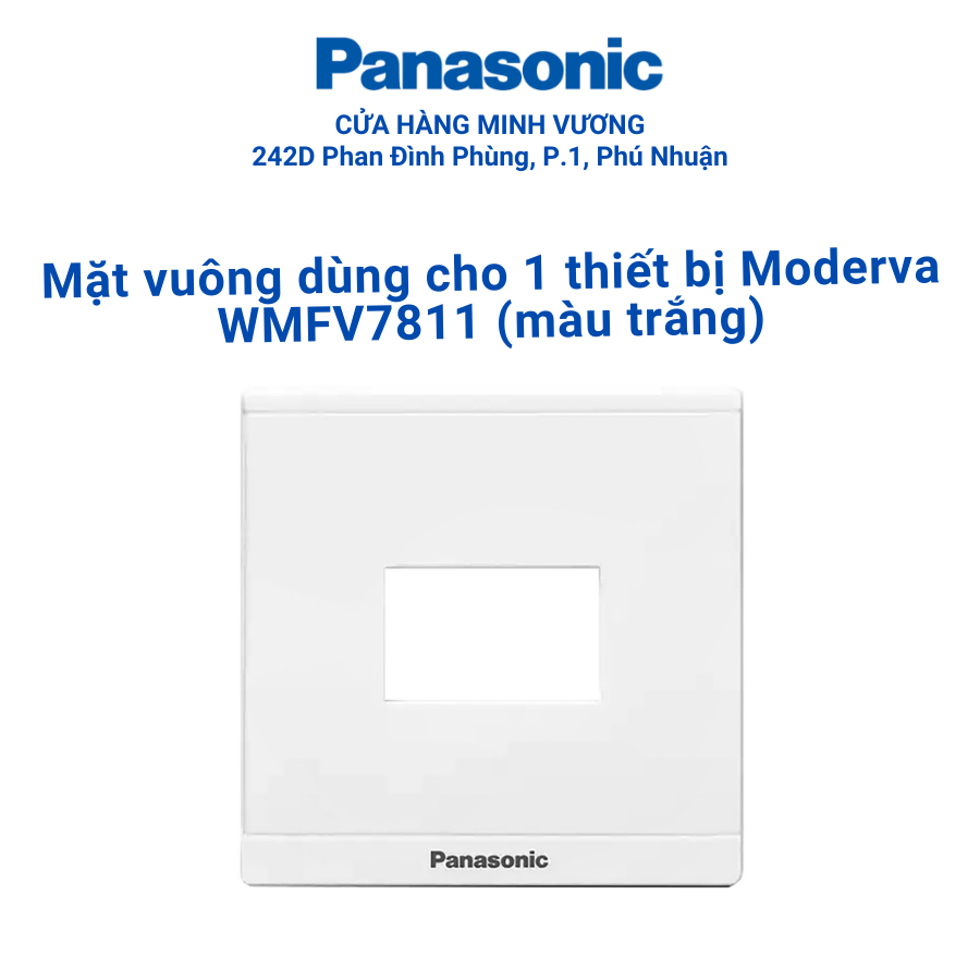 Panasonic Moderva series square device face white | Shopee Philippines